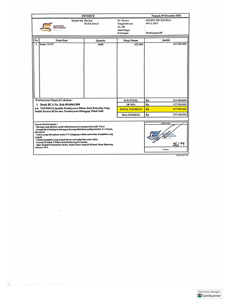 016-InVXII2024Rev1 Pai Pai Travel | PDF