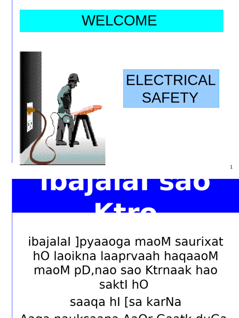 6 Electrical Safety 60 | PDF