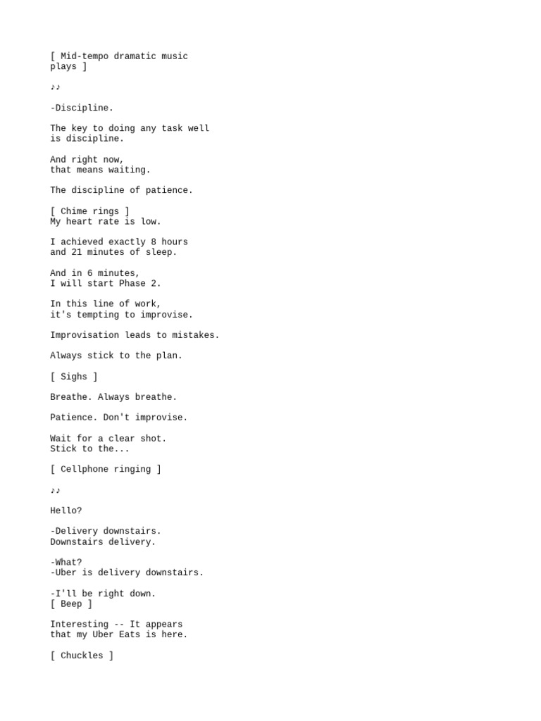 (English (United States) ) The Hitman - SNL (DownSub - Com) | PDF