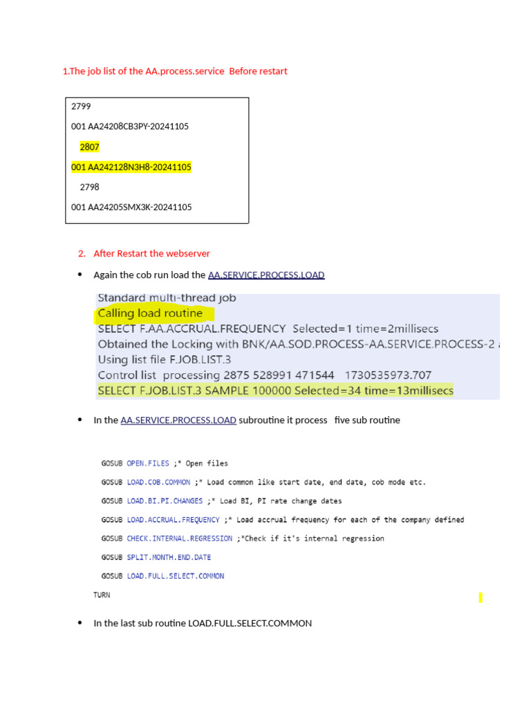 Job List Count Increased | PDF