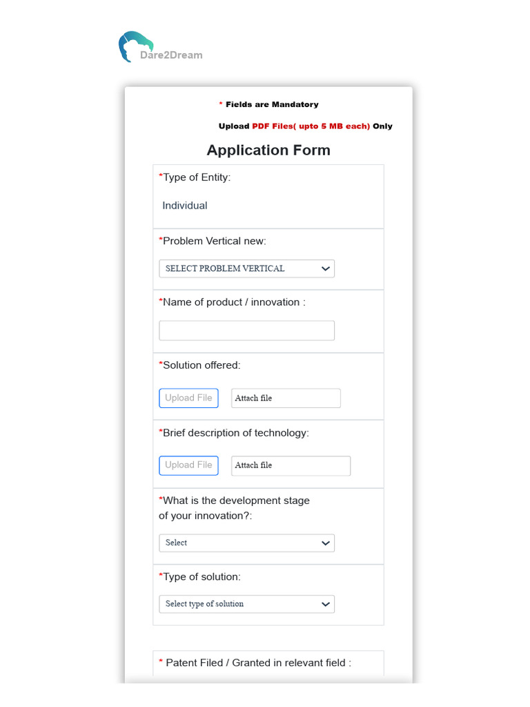 Application Form | PDF