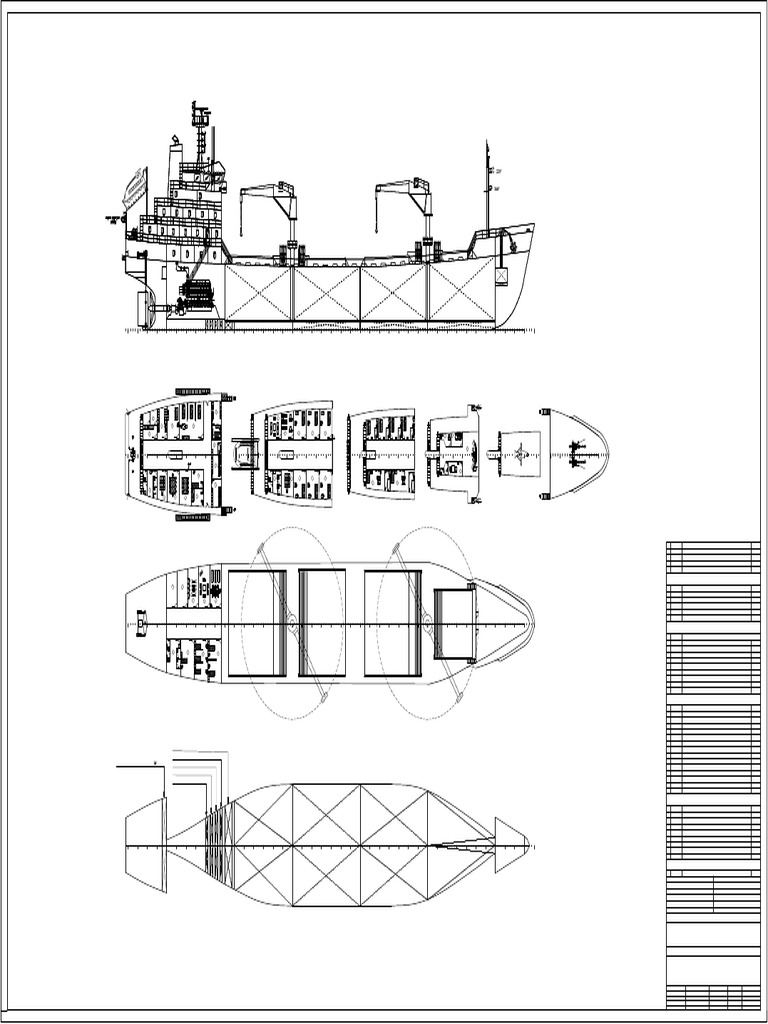 General Arrangement of KM Kasan Al Kaslan | PDF | Ships | Water Transport