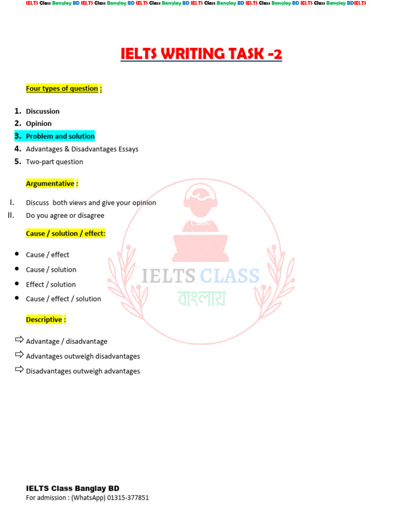 IELTS Writing Task 2 Guide | PDF | Sentence (Linguistics) | Paragraph