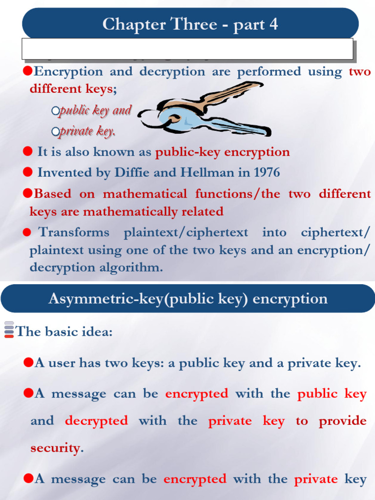 CompSec 4035 Chapter 3 Lesson 4 | PDF | Public Key Cryptography | Key (Cryptography)