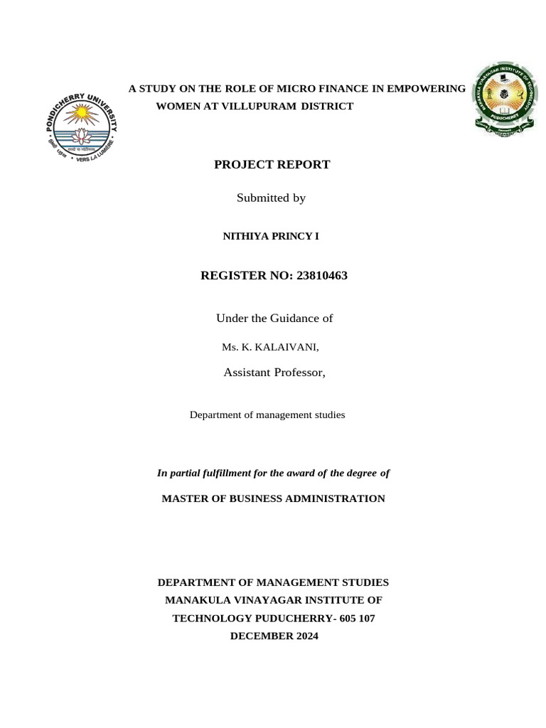 MF | PDF | Microfinance | Microcredit