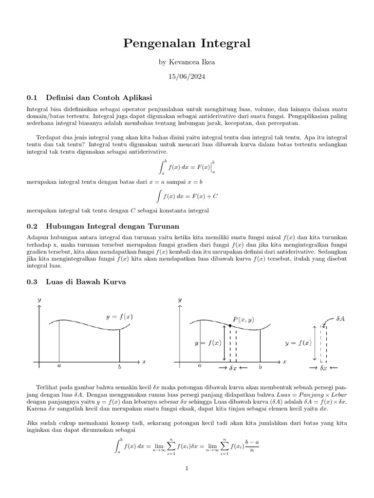 Integral | PDF