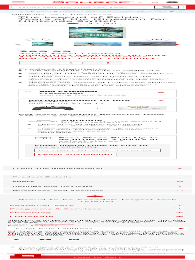 The Legend of Zelda Tears of The Kingdom For Nin | PDF | The Legend Of Zelda | Nintendo