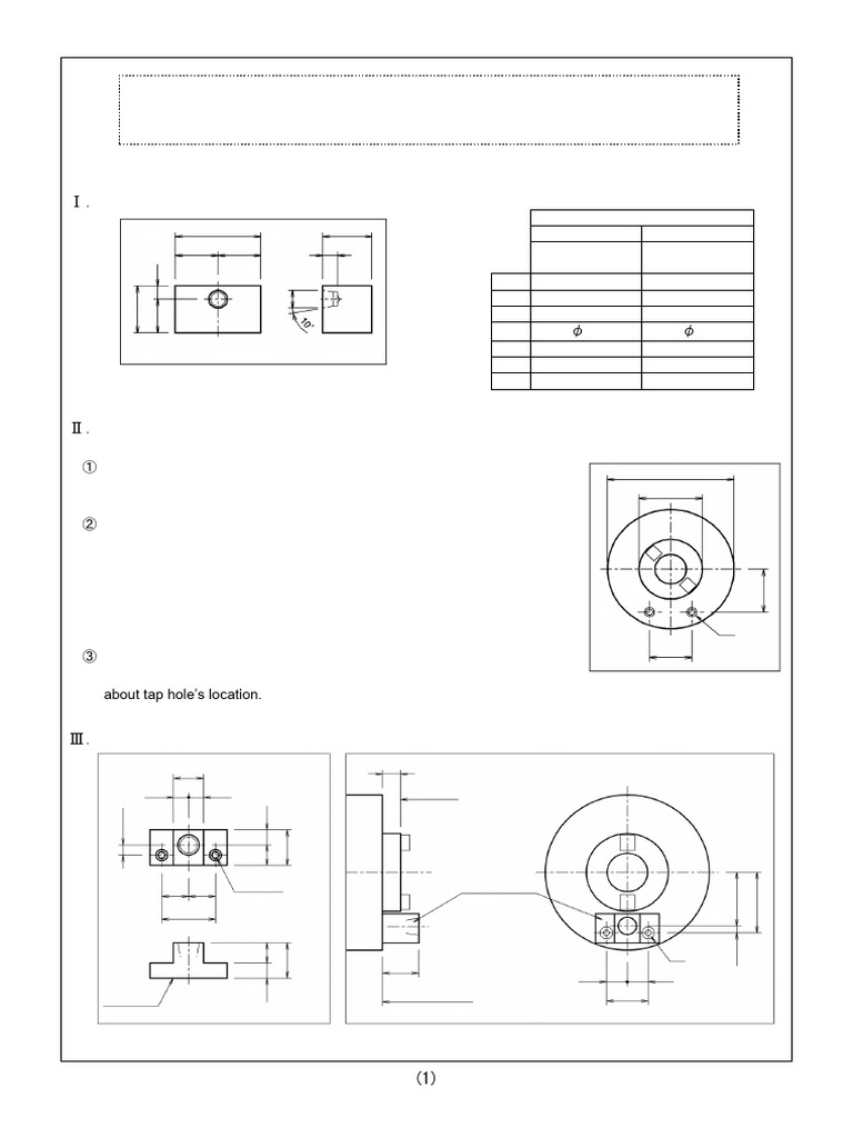 MST Positioning Block Machining Instruction 2022 | PDF | Screw ...