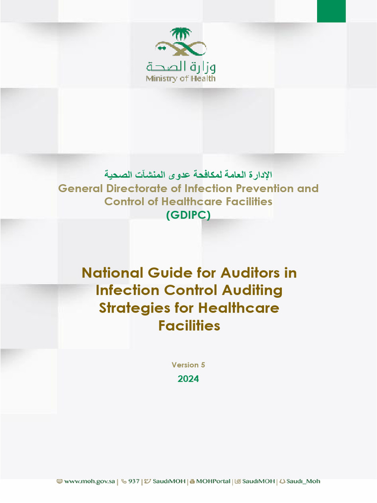 Infection Control Audit Guide 2024 | PDF | Audit | Health Care