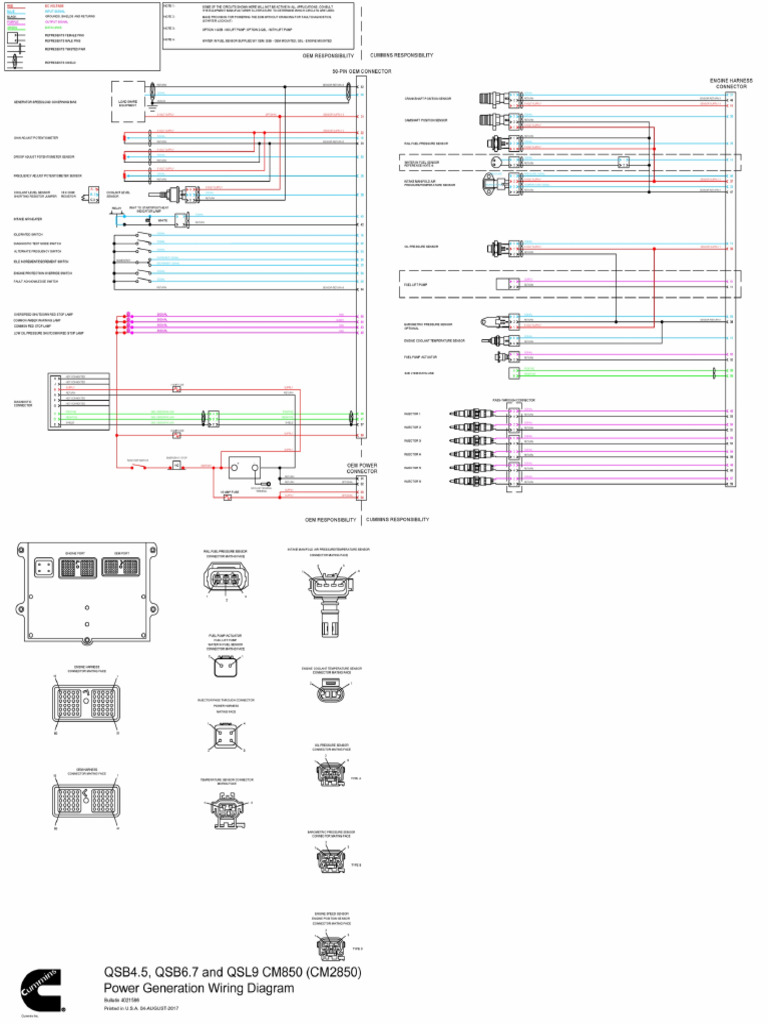(4021586) QSB4.5, QSB6.7 and QSL9 CM850 (CM2850) Power Generation ...