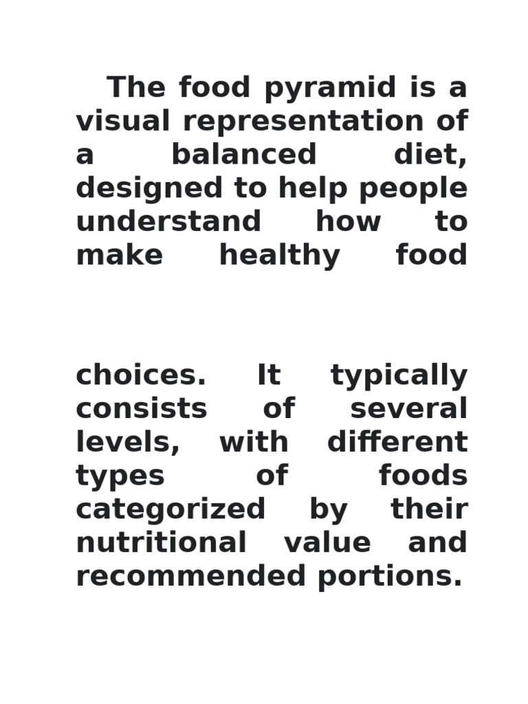 The Food Pyramid TARPAPEL | PDF