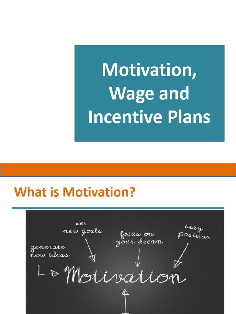 Motivation & Incentive Strategies | PDF | Reinforcement | Motivational