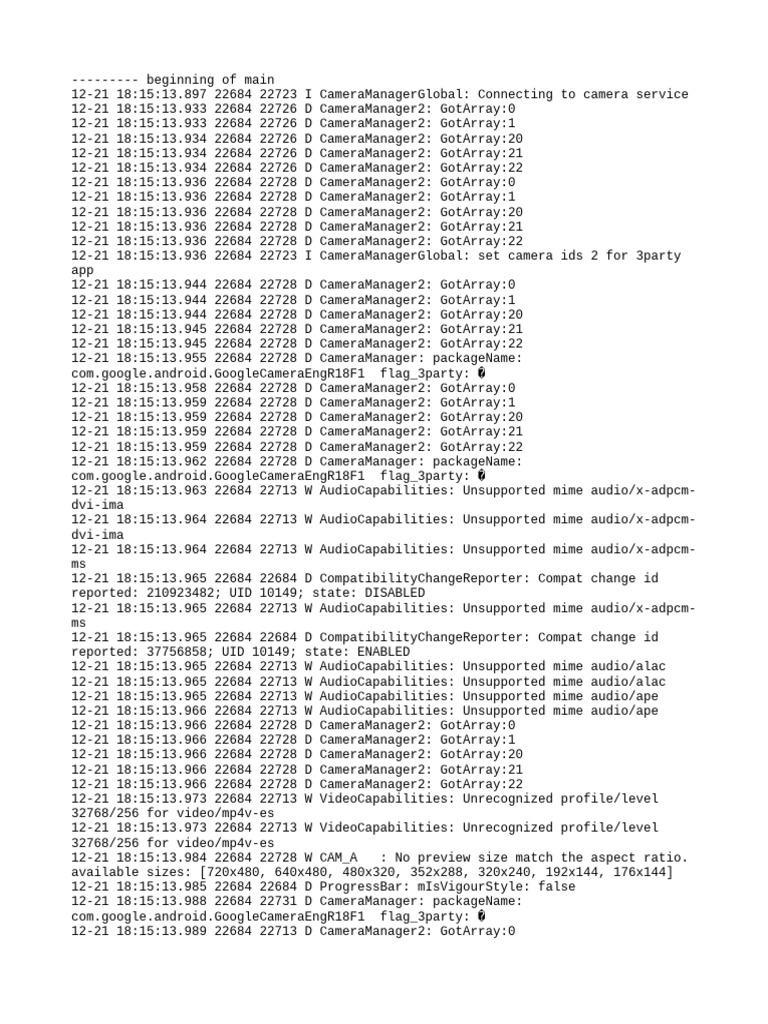 Log Cat 1734794113755 | PDF | Data Compression | Computing