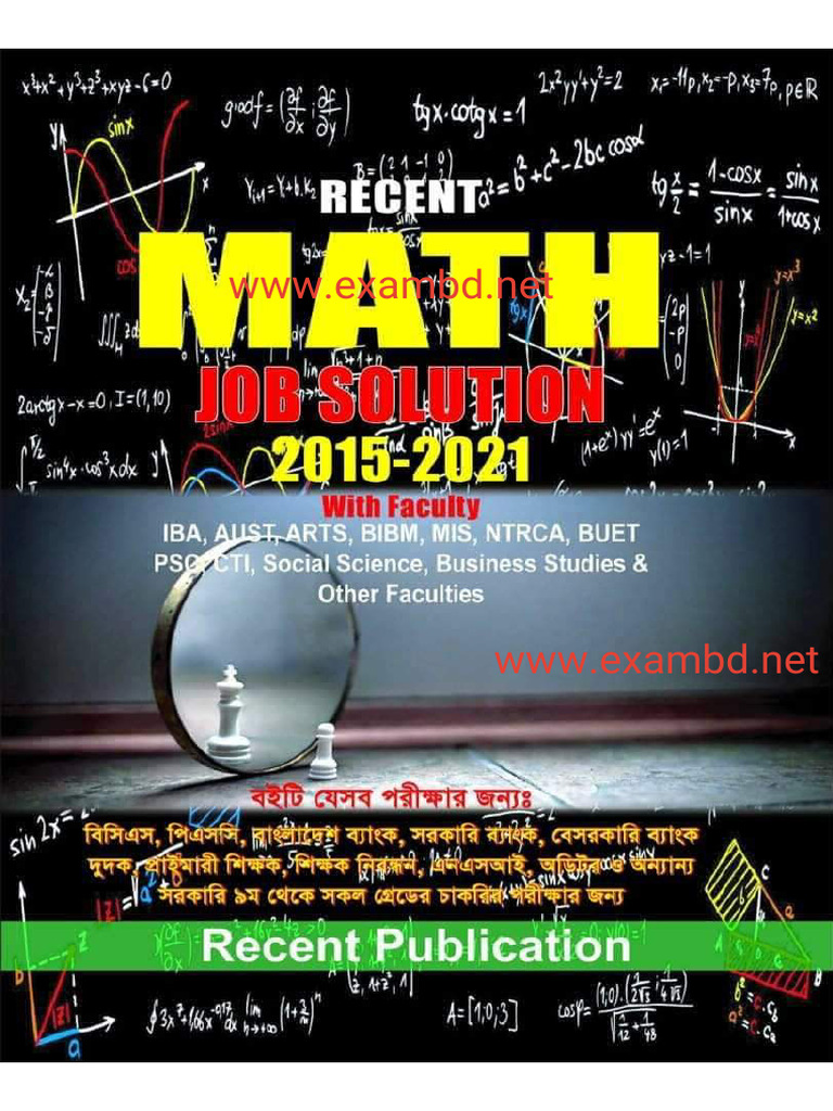 Recent Math Job Solution 2015 - 2021 (WWW - Exambd.net) | PDF