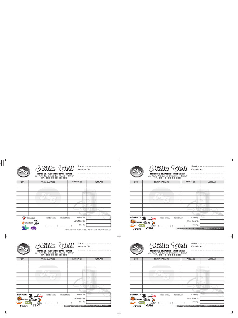 Nota Milla Cell | PDF