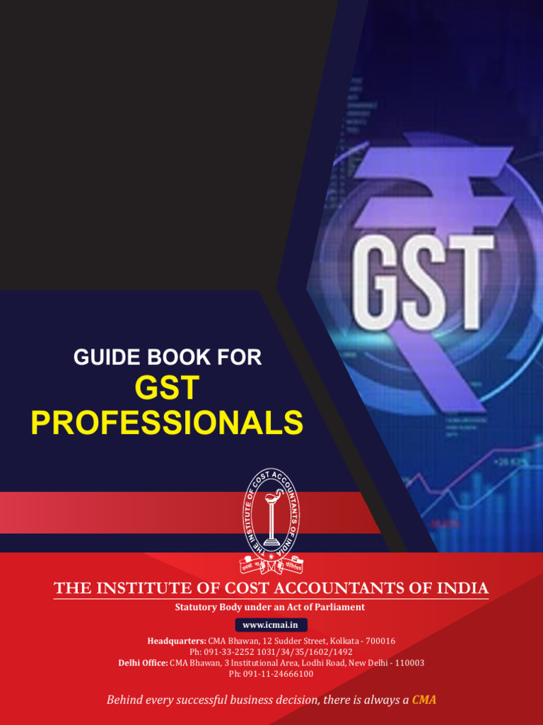 GST Professionals Guidebook 2024 | PDF | Taxes | Excise