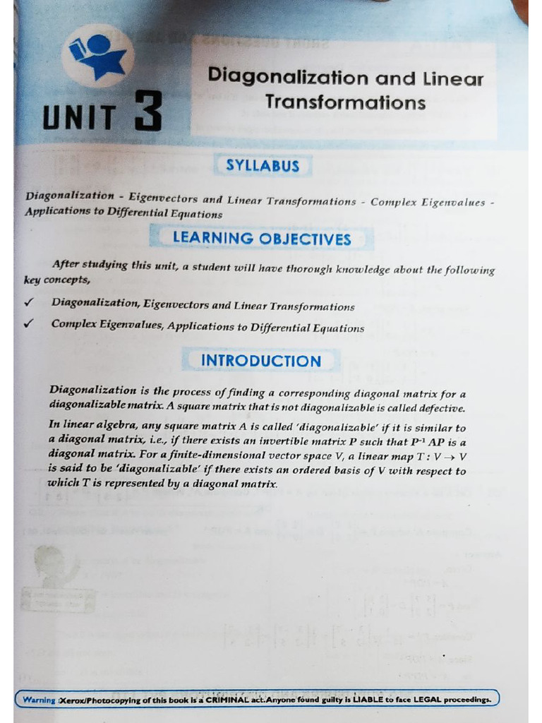 Maths 5th Sem 3rd Unit | PDF