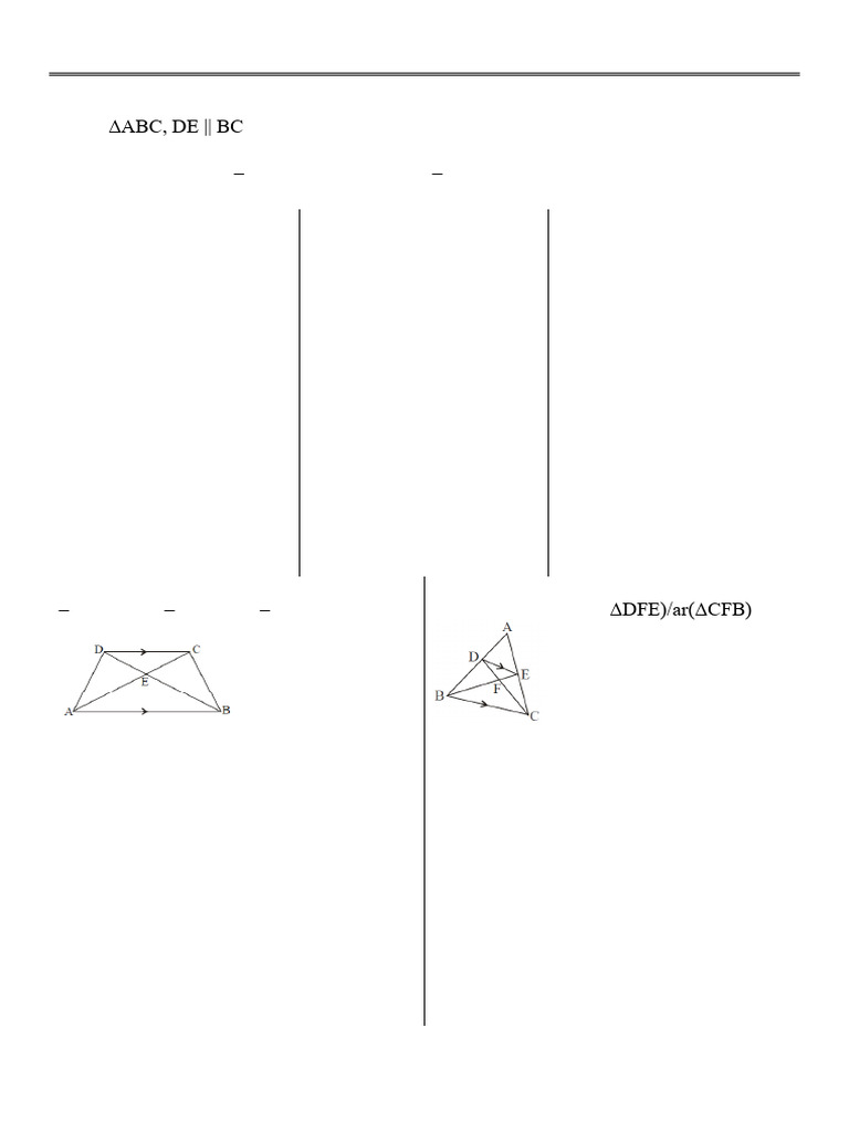Test Similar Triangle | PDF