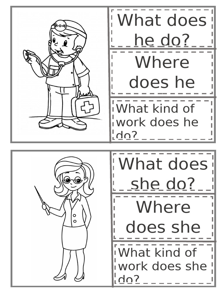 What Does He Do | PDF
