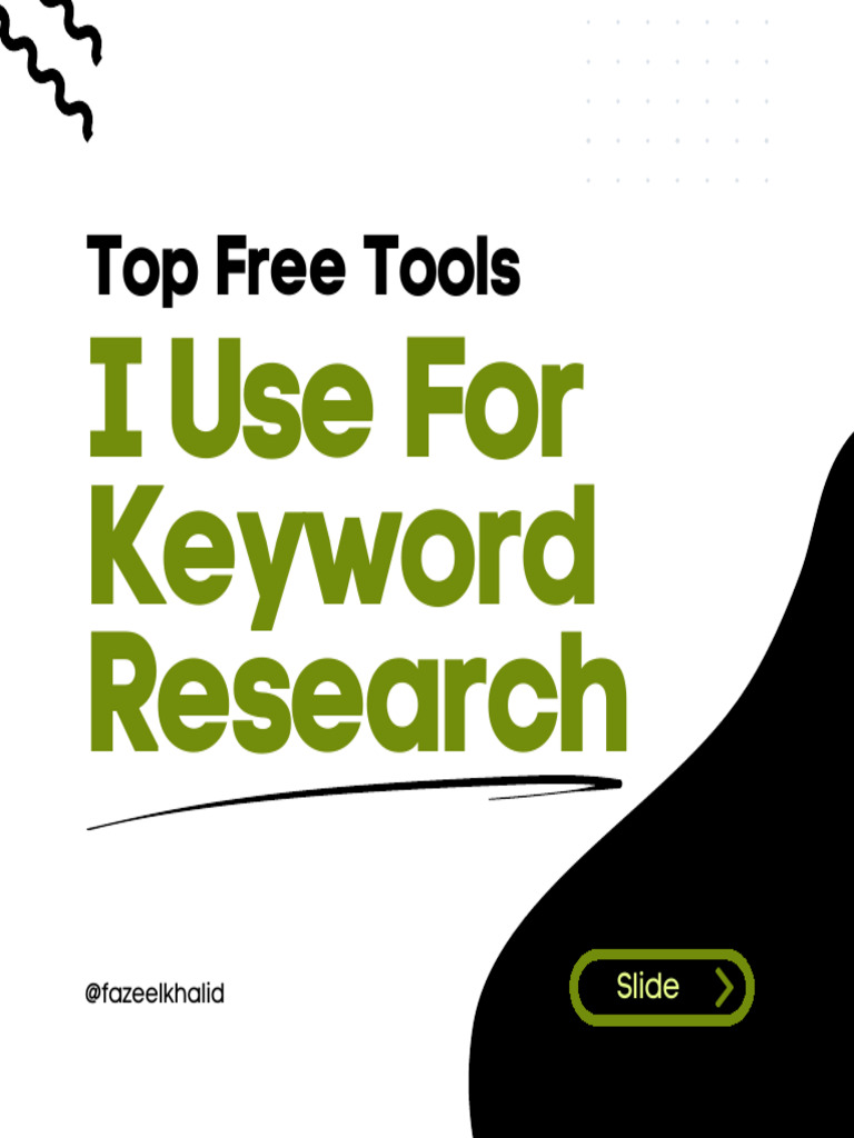 Top Free Tools I Use For Keyword Research | PDF