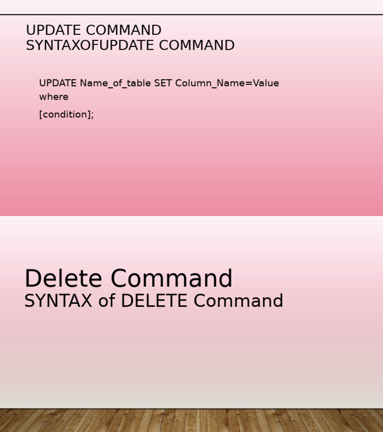 SQL Commands | PDF