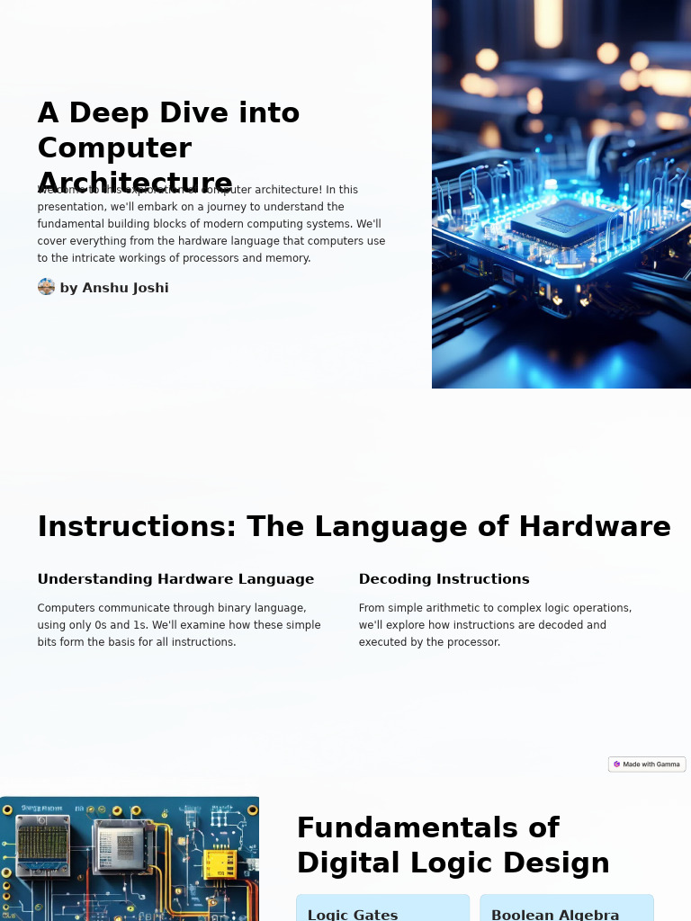 A-Deep-Dive-into-Computer-Architecture | PDF | Computer Data Storage | Central Processing Unit