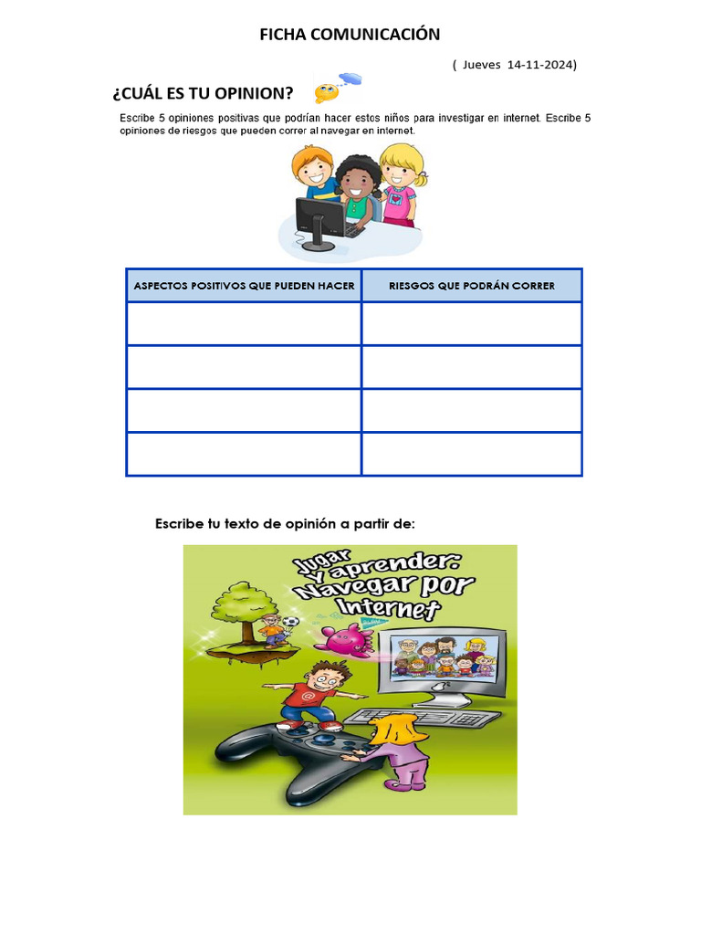 Ficha Comunicación (Viernes18-11) | PDF