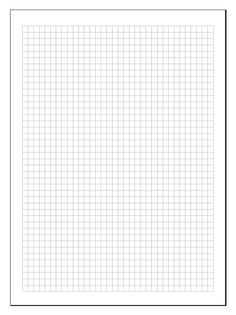 A 45 MM Graph Paper Portrait | PDF