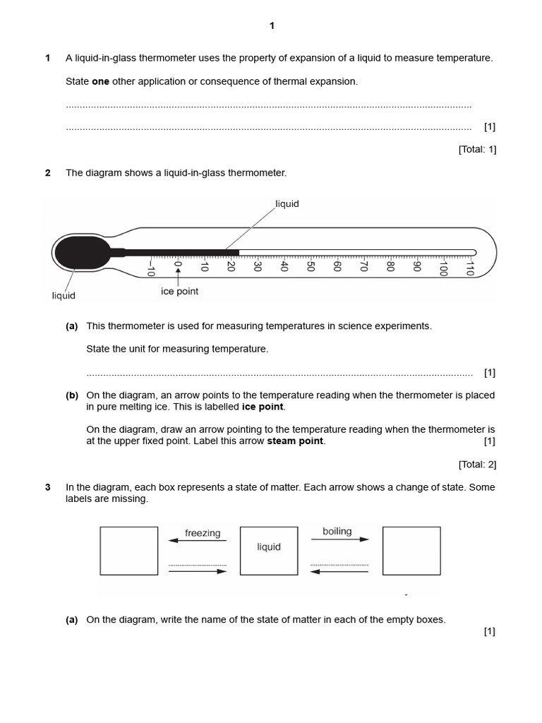 Thermometer Basics for Students | PDF | Thermometer | Temperature