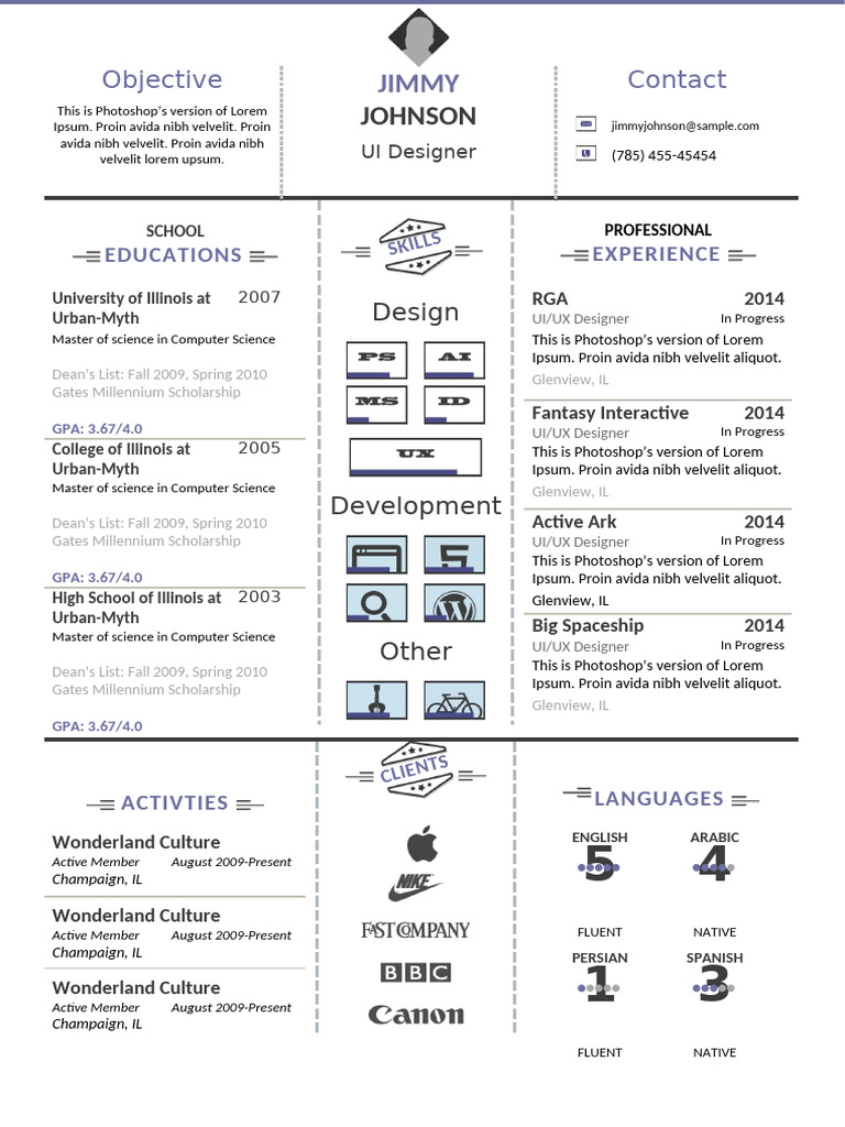 Resume 16 A4 Color 2 | PDF