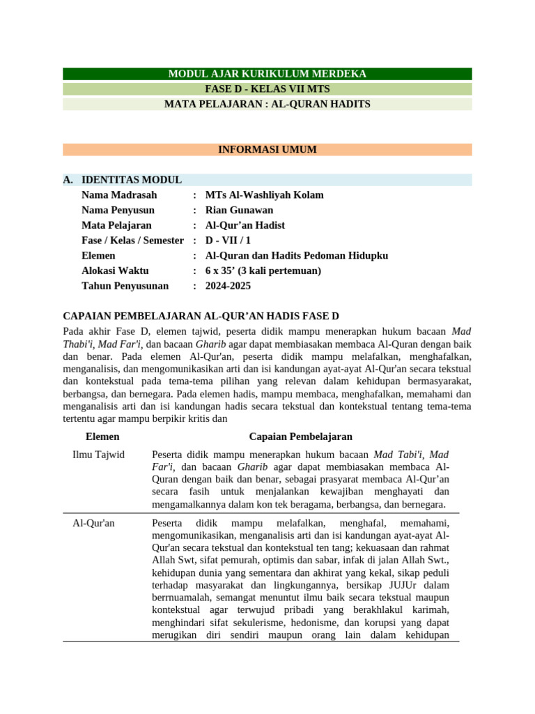 Modul Kurmer Ppl Rian | PDF