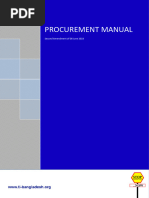 Sample Purchase Manual and Procedures | PDF | Procurement | Supply Chain