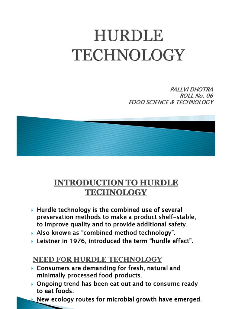 Hurdle Technology | PDF | Food Preservation | Microorganism