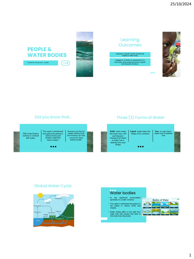 Unit 5 People and Water Bodies Study Notes | PDF | Wetland | Water