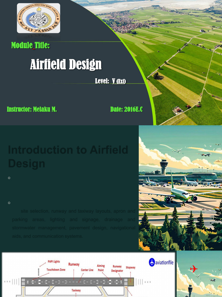 Introduction to Airfield Design | PDF | Airport | Runway