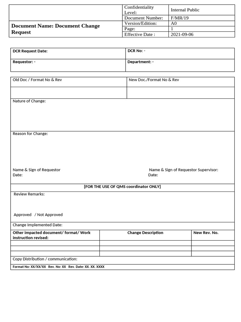 Document-Change-Request-Form | PDF Document-Change-Request-Form | PDF