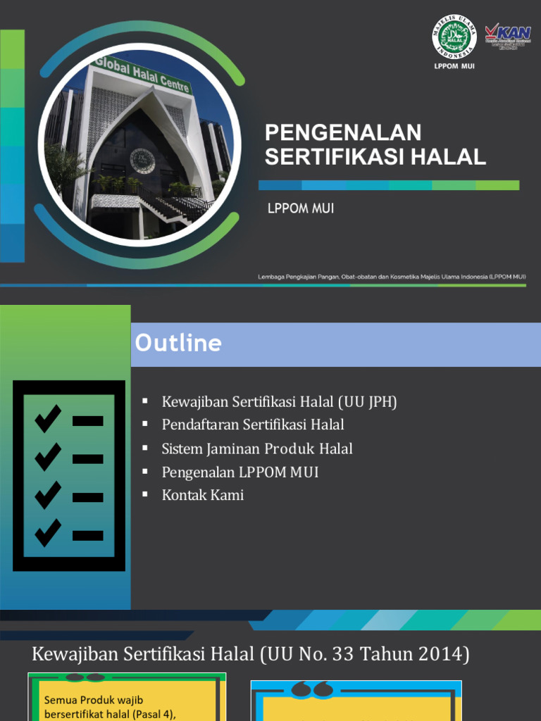 (LPPOM) Materi Pengenalan Sertifikasi Halal | PDF