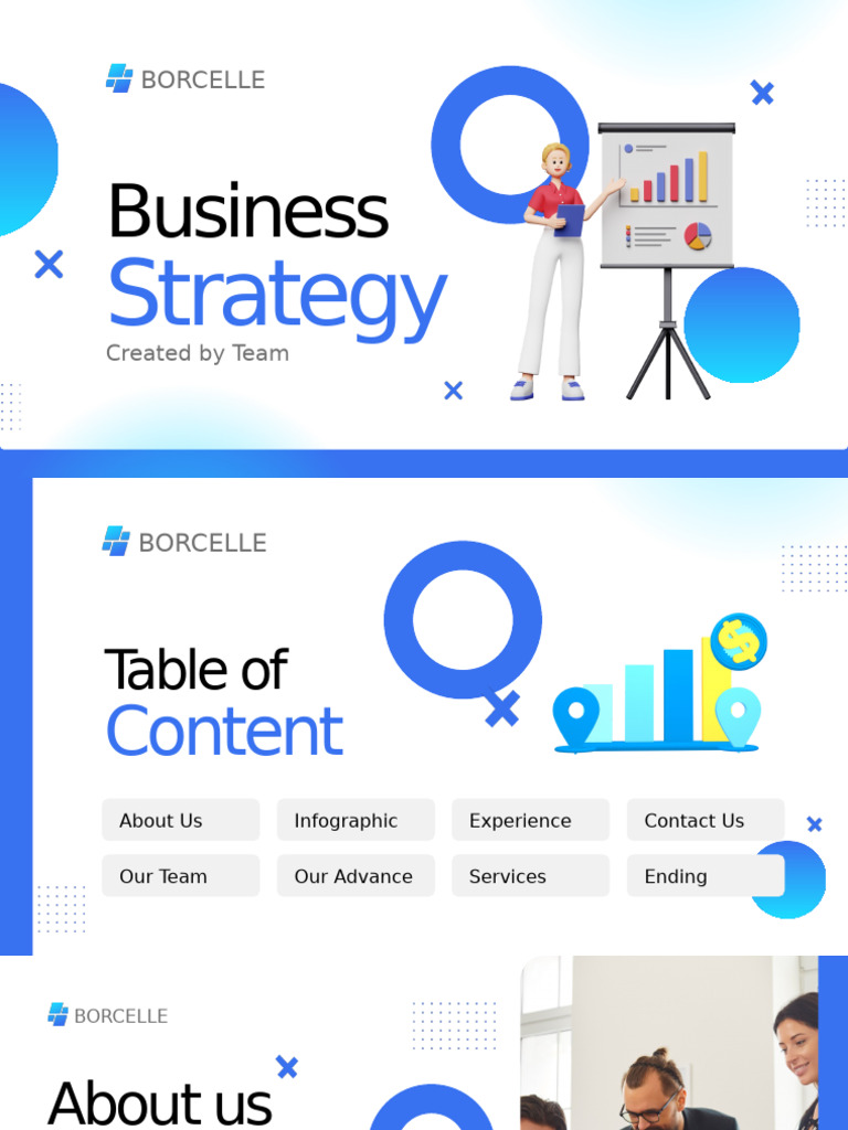 Business Strategy Presentation | PDF | Multimedia | Chart