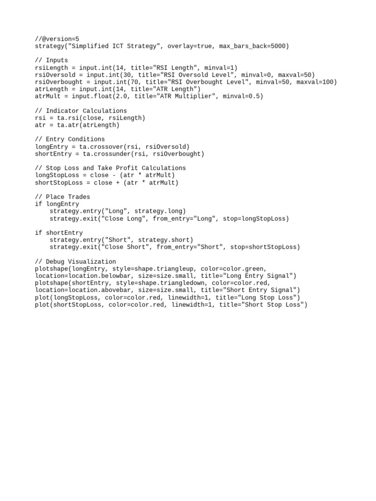 Simplified ICT Strategy | PDF
