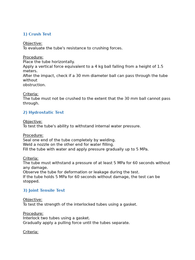 Sonic Tube Test Editable | PDF | Ultimate Tensile Strength | Strength ...
