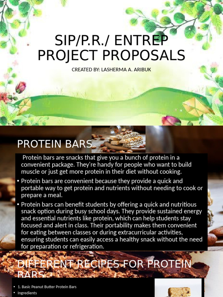Sip Project Proposal | PDF | Smoothie | Chocolate