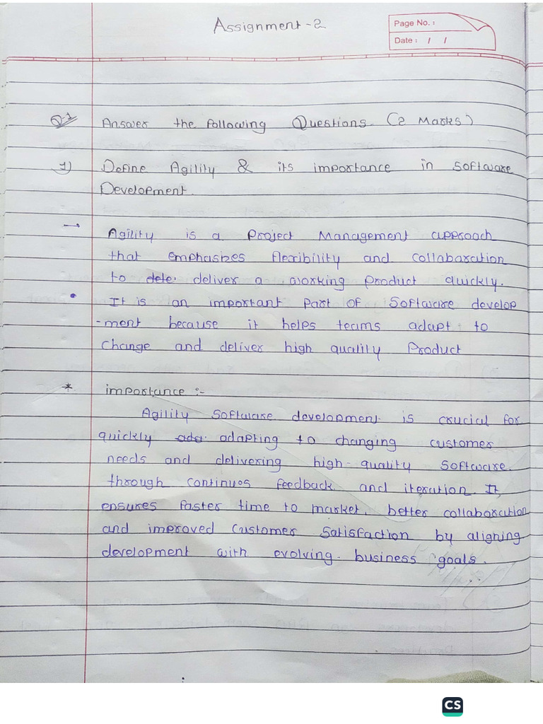 SE Assignment - 2 | PDF