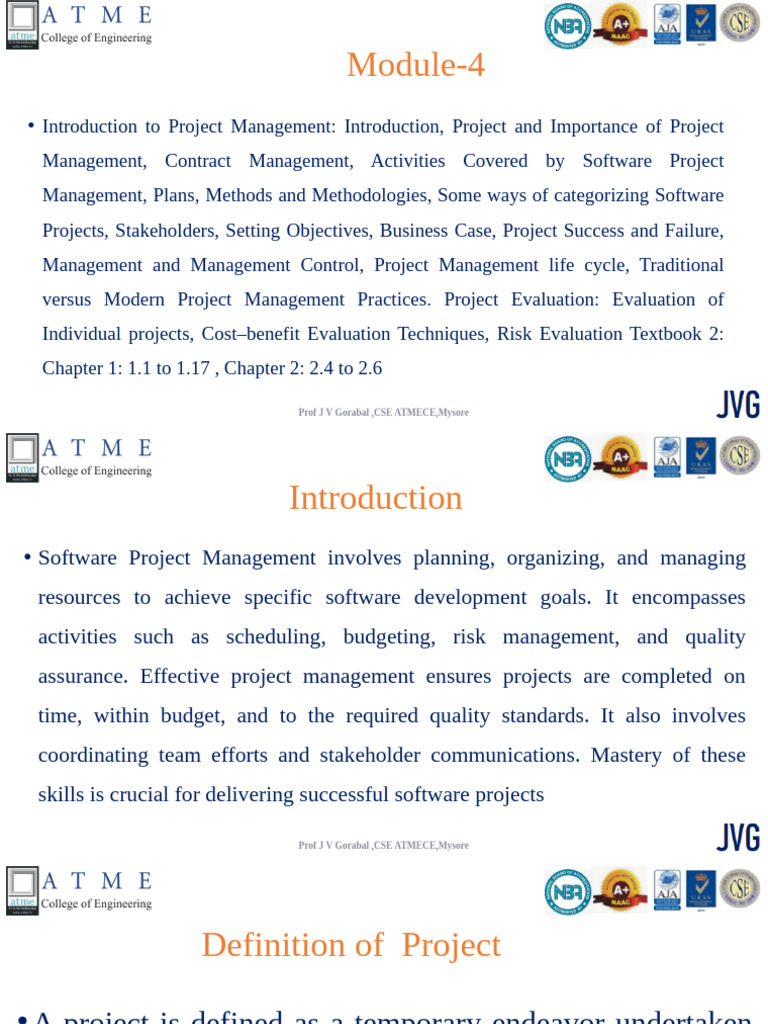 SE-MODULE-4 | PDF | Project Management | Net Present Value