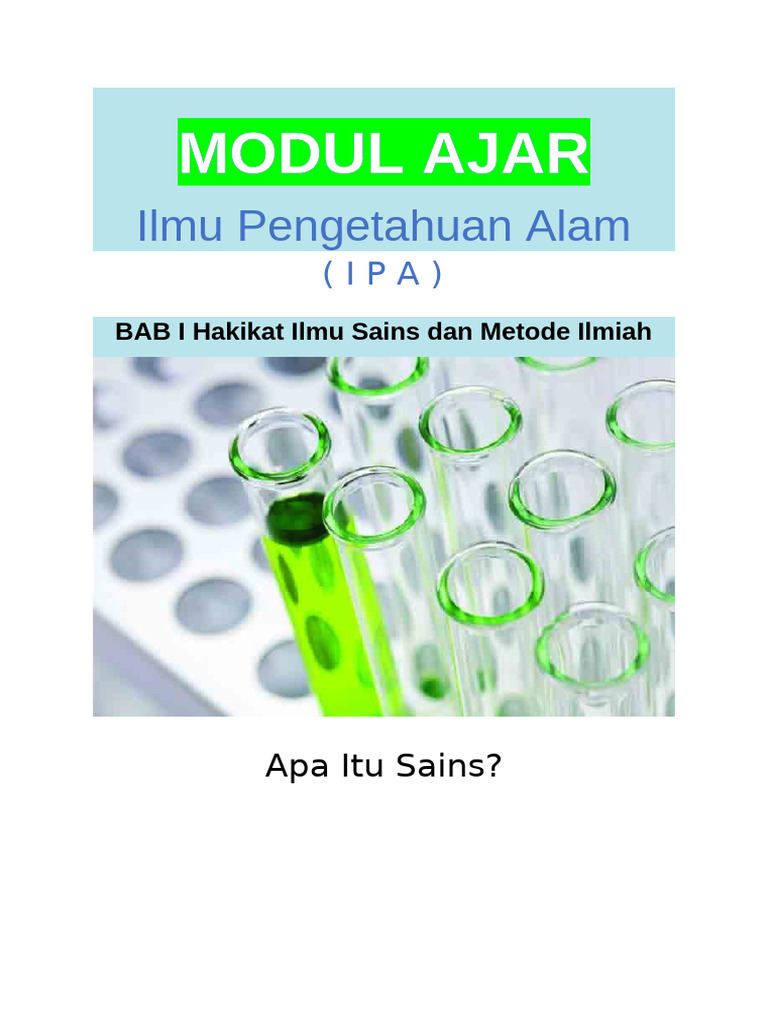 MA Bab 1 Hakikat Ilmu Sains Dan Metode Ilmiah - A. Apa Itu Sains | PDF