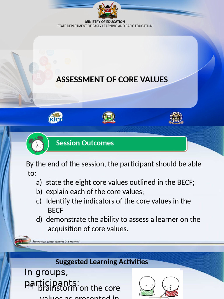3. Assessment of Core Values | PDF | Integrity | Social Justice