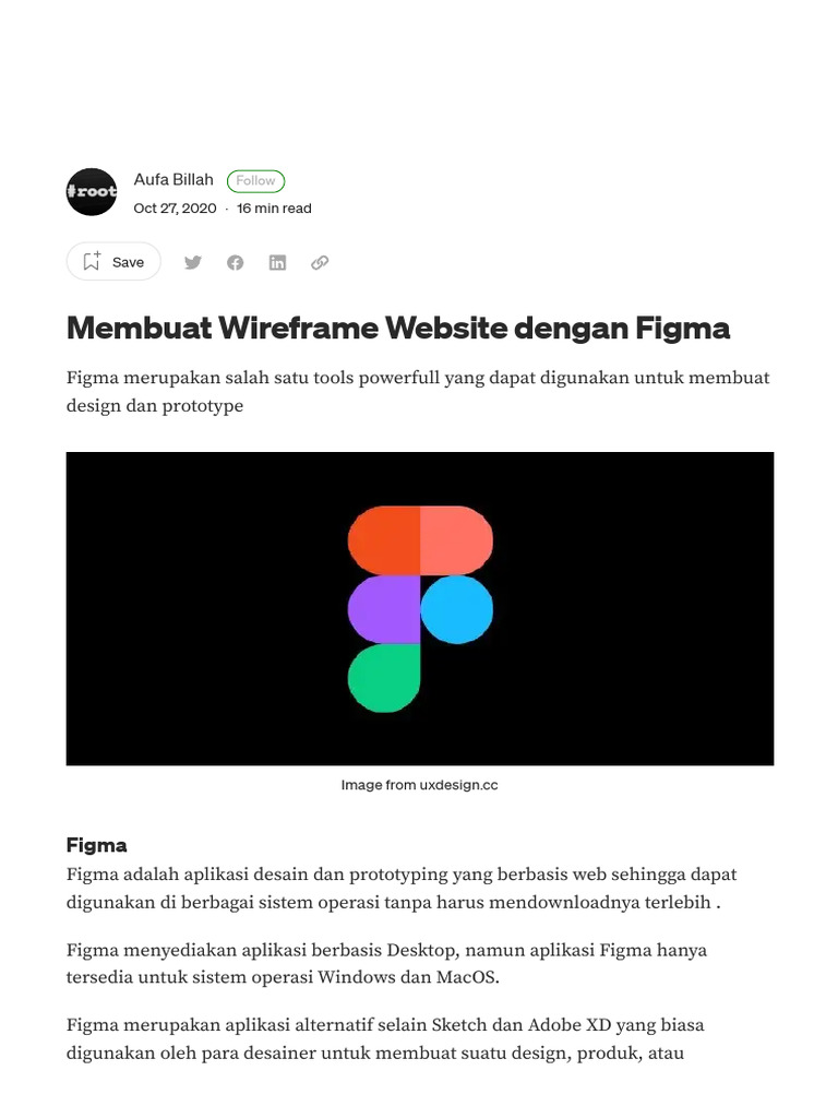 Membuat Wireframe dengan Figma | PDF