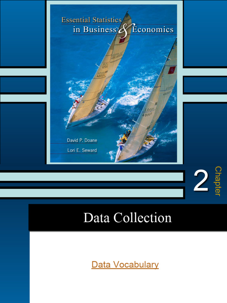 1. CH 2 Data Vocabulary | PDF | Dependent And Independent Variables | Data