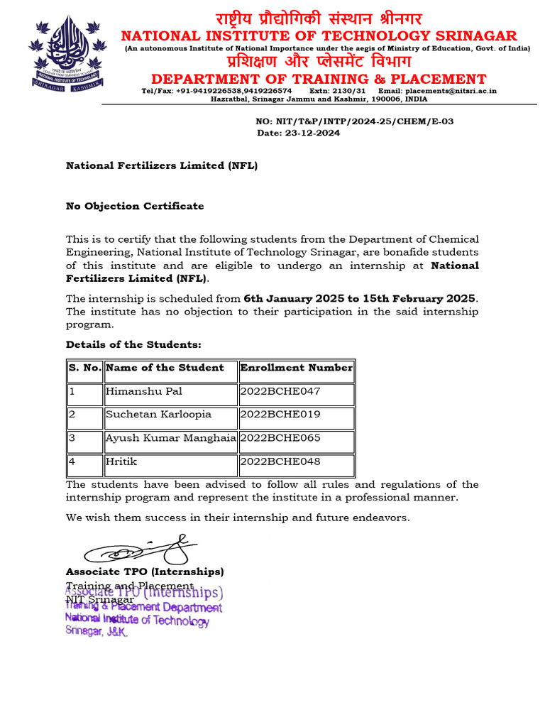 National Fertilizers Limited (NFL) | PDF