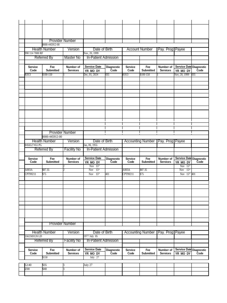 Billing Card | PDF | Money | Payments