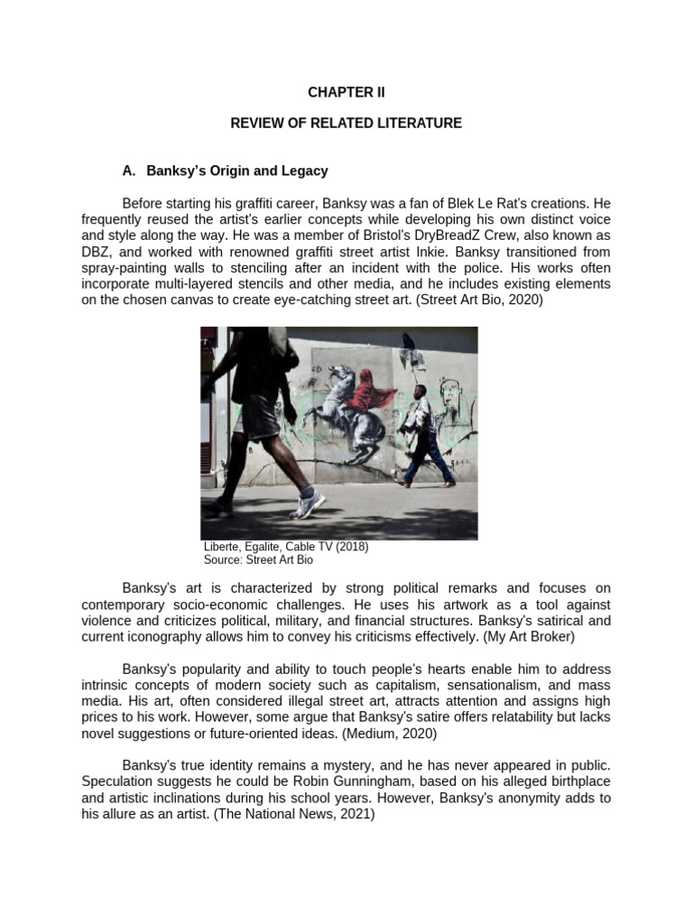 CHAPTER II - BANKSY | PDF | Street Art